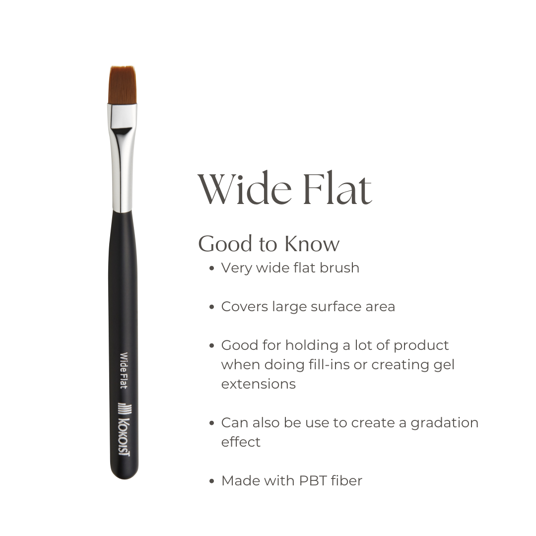 Wide Flat Brush | KOKOIST USA