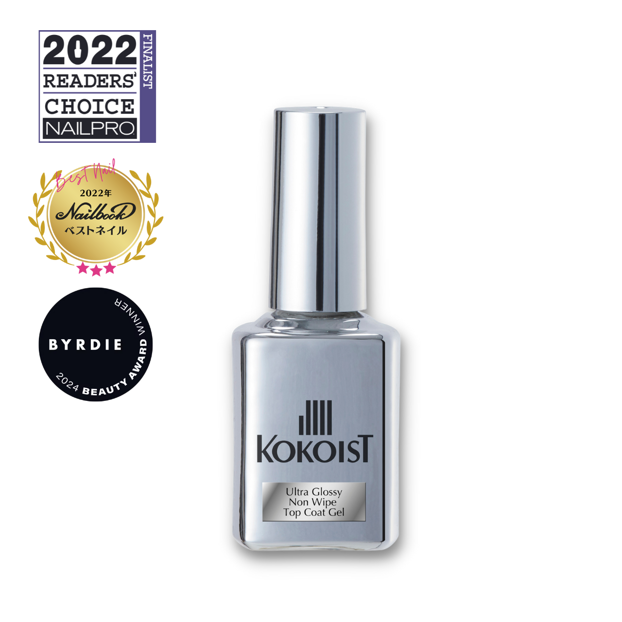 Ultra Glossy Non Wipe Top Coat Gel 15ml – KOKOIST USA